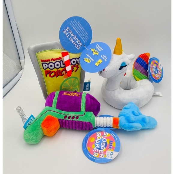 BarkBox | Dog | Barkbox Pool Party Animals Set Of 3 Toys | Poshmark